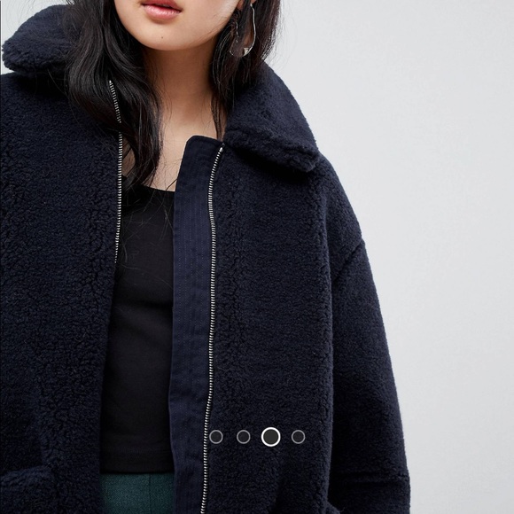 Weekday | Jackets & Coats | Weekday Teddy Shearling Coat | Poshmark